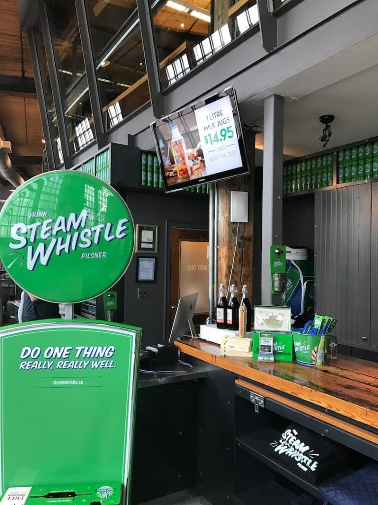 Steam Whistle Brewing | Brewery and Bar Digital Signage | Screenfluence