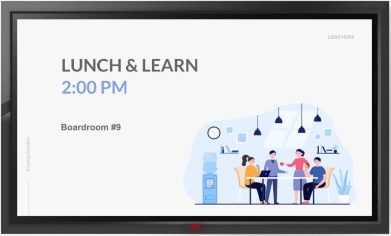 Free PowerPoint Digital Signage Templates: PPT for Internal Comms ...